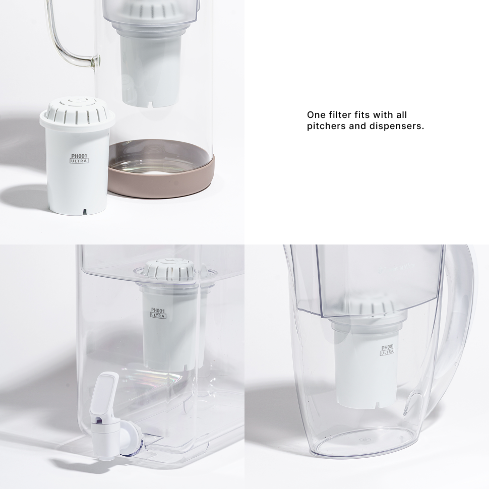 PH001 ULTRA Alkaline Water Filter - Pure, Healthy Hydration ...
