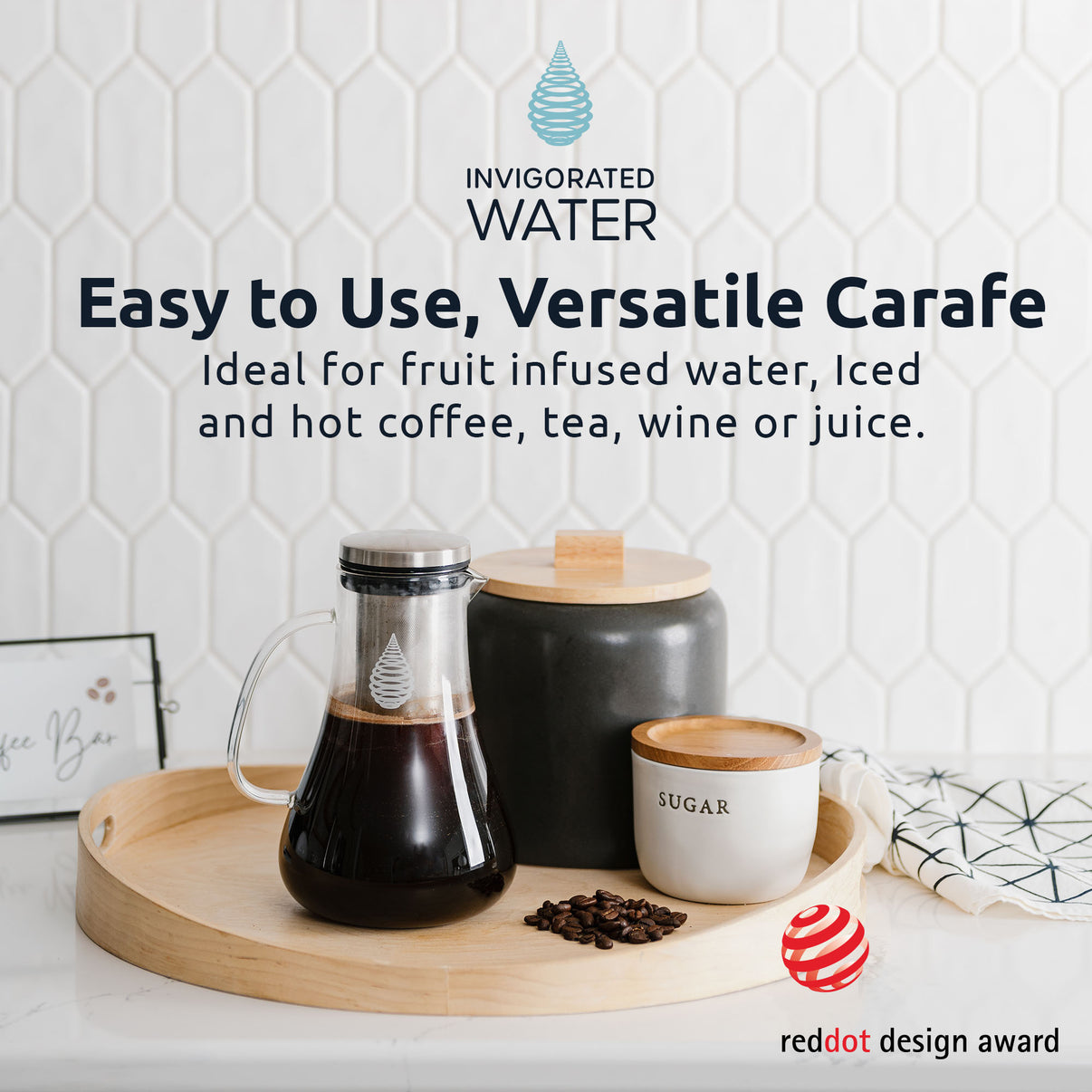 pH Replenish Glass Alkaline Water Pitcher: Elevate Your Hydration ...