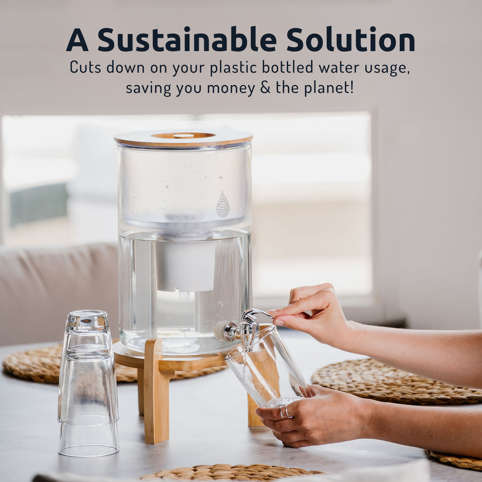 pH Recharge Glass Alkaline Water Dispenser - Elevate Your Hydration ...
